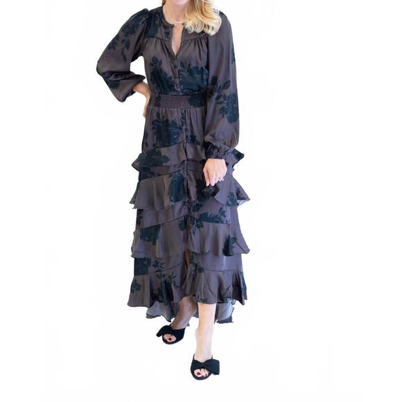 Allison New York | Dresses | New Allison New York Josie Midi Dress In ...
